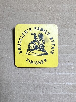 1970's Smuggler's Family Affair Finisher Plastic Pin Enduro Motorcycles ...
