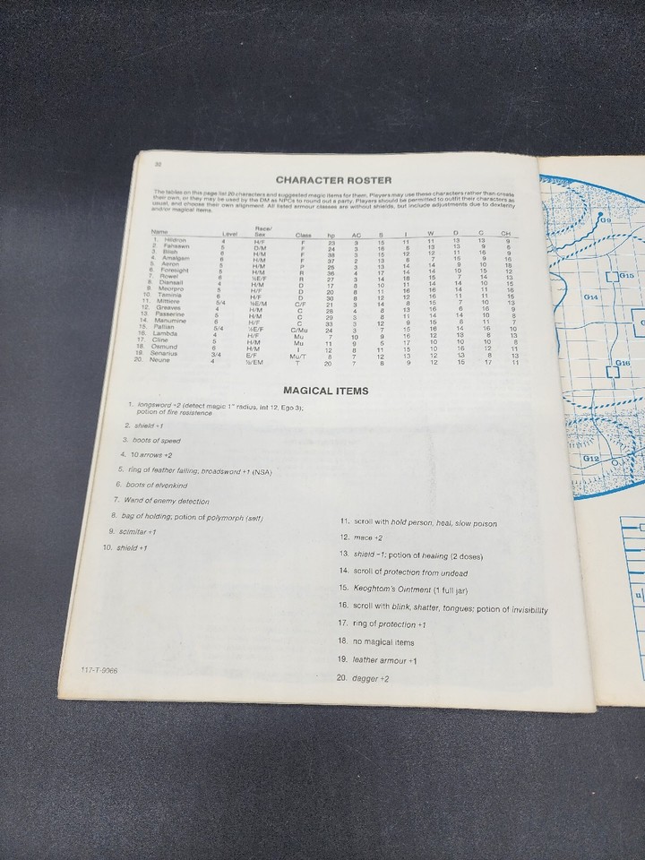UK1 Beyond the Crystal Cave Dungeons & Dragons Greyhawk Module TSR ...