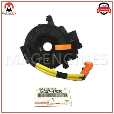 84307-47020/21 GENUINE OEM CABLE SUB-ASSY, SPIRAL 8430747021 | eBay