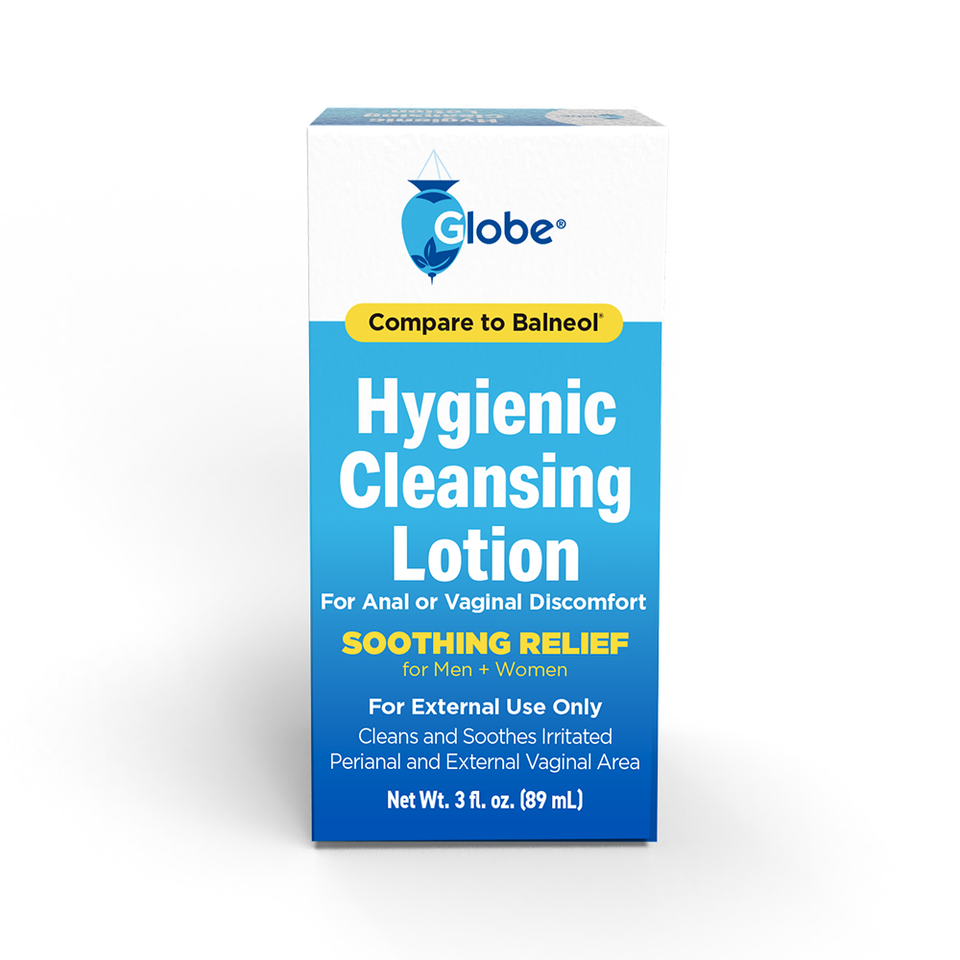 Globe Hygienic Cleansing Lotion for Men and Women, Discomfort, Pain ...