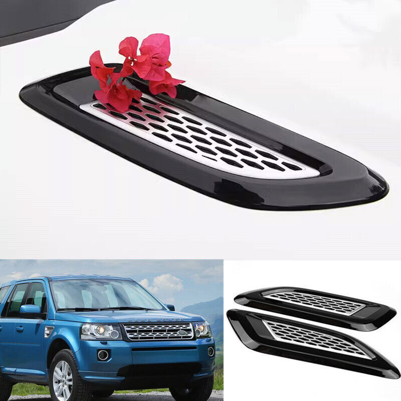 For LR Freelander 2 LR2 2008-2015 Glossy Black Engine Hood Fender Air ...