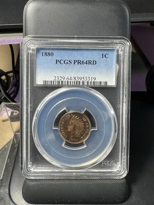 1880 Indian Head Cent Proof PCGS PR64RD | eBay