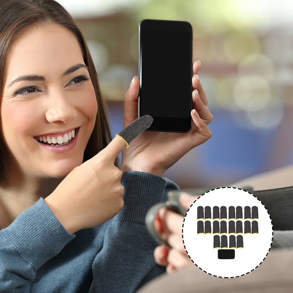 Sweat-proof Mobile Game Finger Gaming Sleeves for Hand Anti-slip | eBay ...