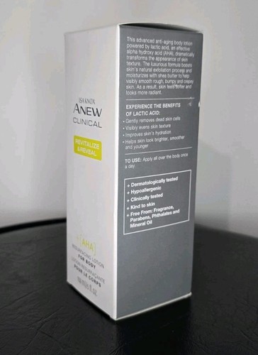 NEW Avon Isa Knox Anew Clinical BODY LOTION Revitalize & Resurfacing 5 ...