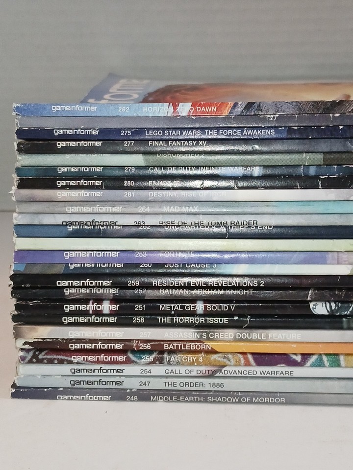 Lot Of 24 Game Informer Video Game Magazines Issues (PRE-OWNED ...