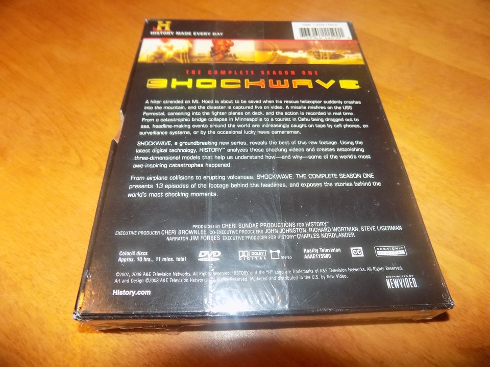 SHOCKWAVE SEASON 1 Disaster USS Forrestal Oahu Wave History Channel DVD ...