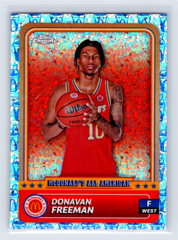 Donavan Freeman 2024 Topps Chrome McDonald's All American McFlurry ...
