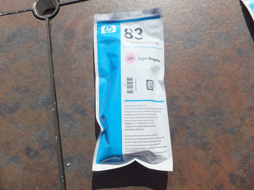 Sealed 83 HP Printhead Cleaner, C4965A UV Light Magenta Design Jet 5000 ...