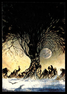 Frank Frazetta Fantasy Art Pin Up Card # 5 Autumn People Tree Spirits ...