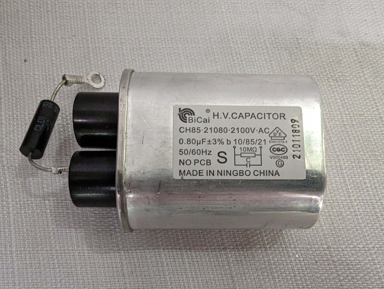 BiCai Capacitor CH85-21080-2100V-AC 0.80uf for sale online | eBay