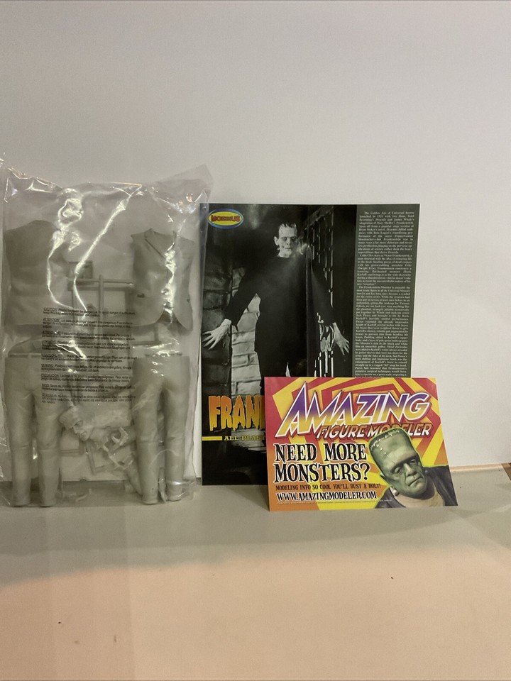 MOEBIUS FRANKENSTEIN MODEL KIT 1/8 SCALE OPEN BOX SEALED CONTENTS NOT ...