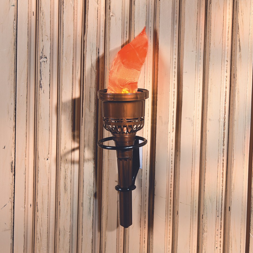 Flaming Torch Light, Party Supplies, Battery-Operated, Castle ...
