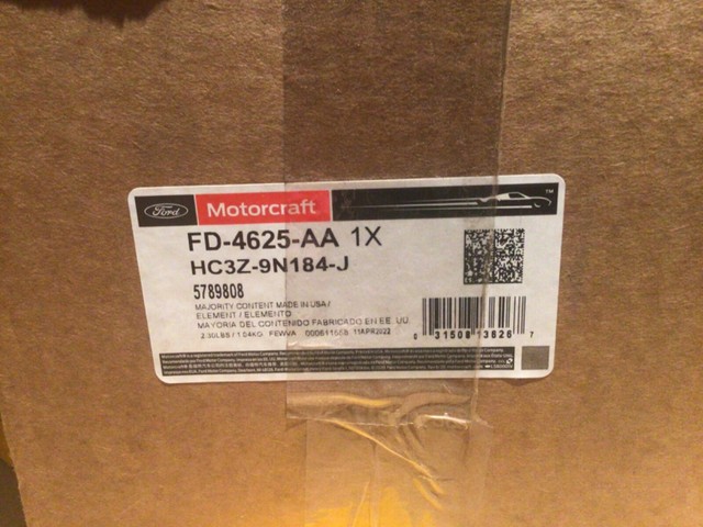 Fuel Filter Motorcraft FD-4625-AA for sale online | eBay
