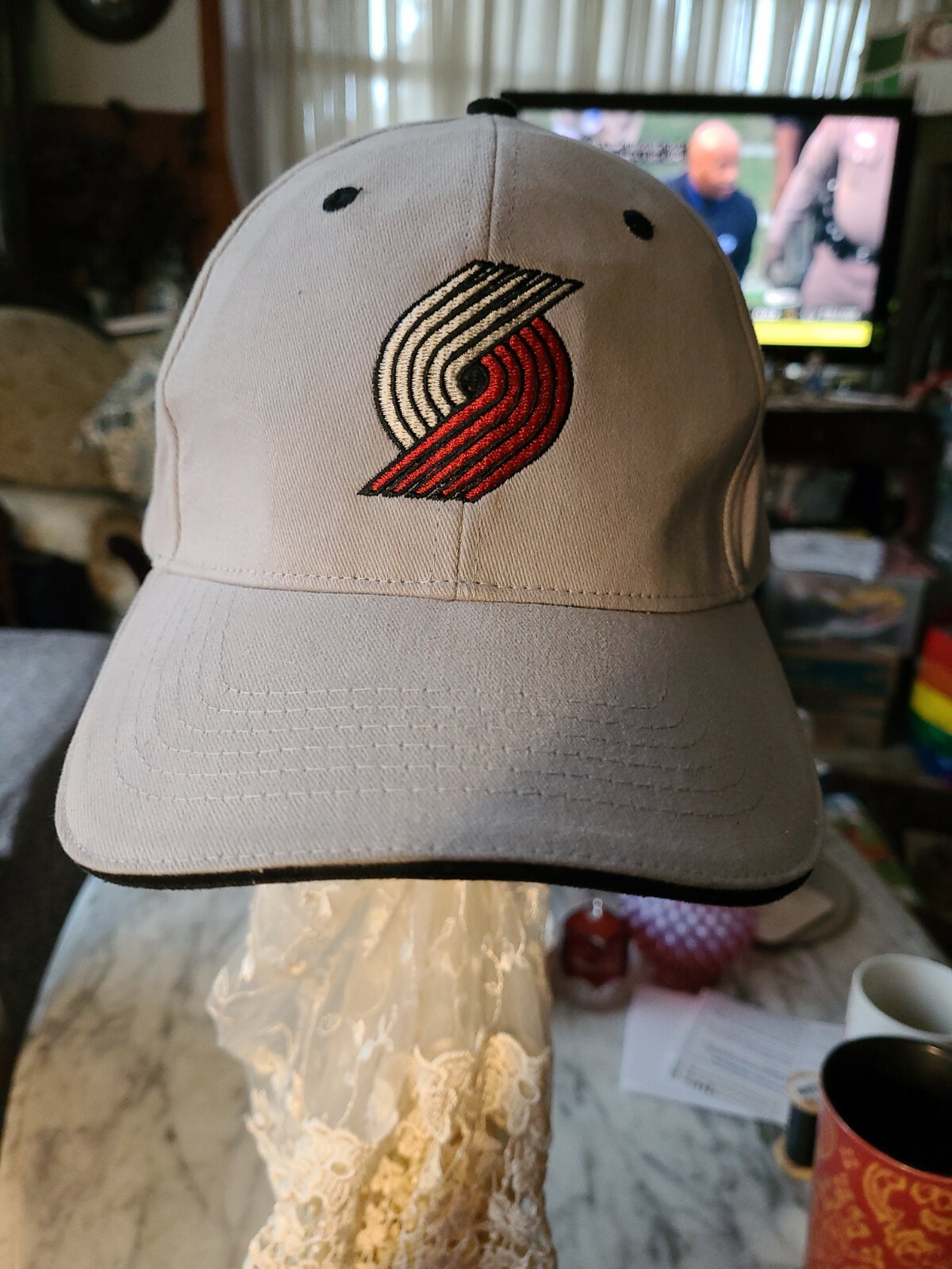 PORTLAND TRAILBLAZERS WELLS FARGO Baseball Cap Hat M… - Gem