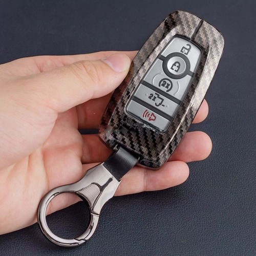 For Ford Bronco Sport Escape F150 Kuga Key Fob Case Cover Chain ...