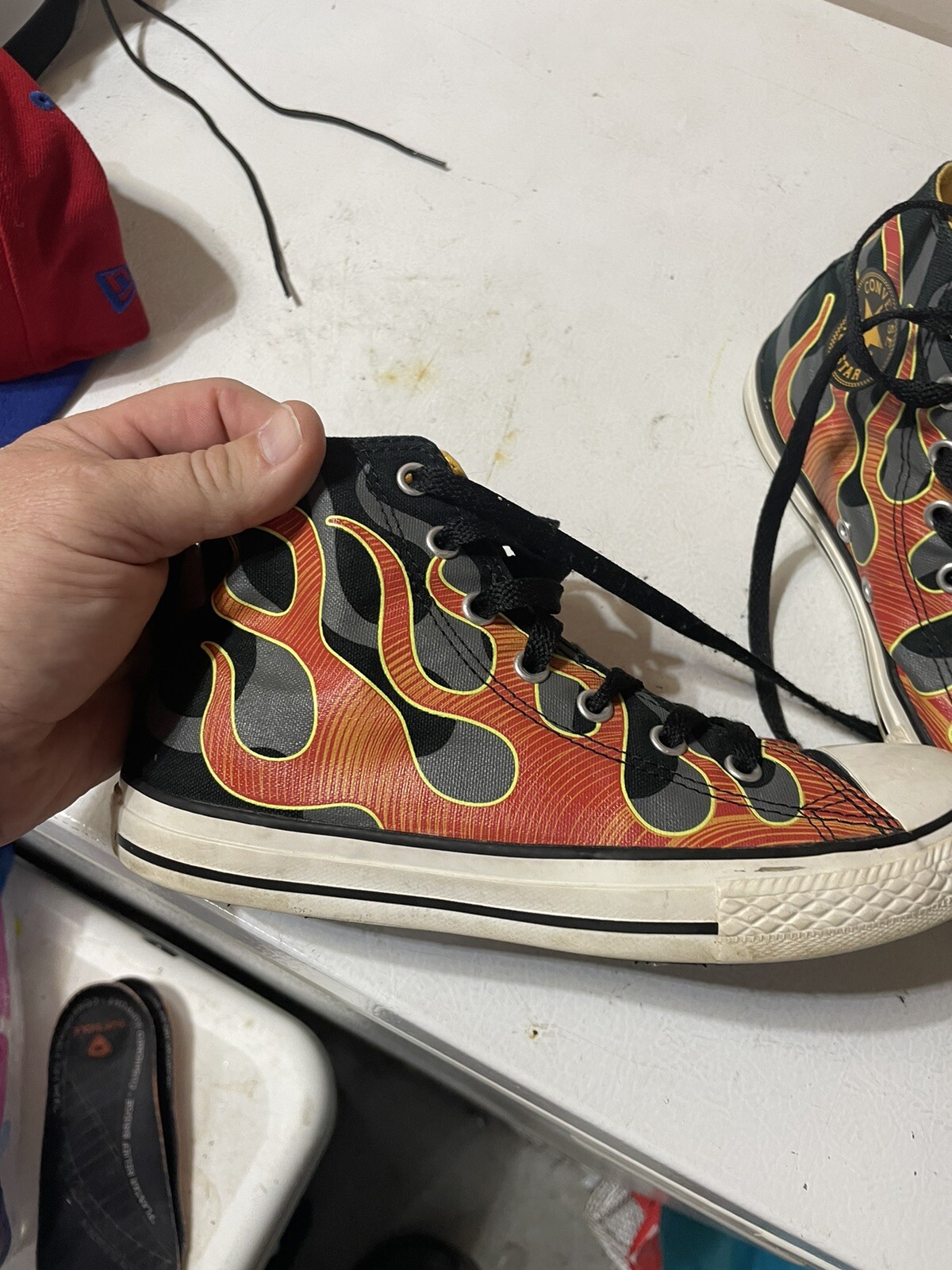 Converse Chuck Taylor All Star Rare Fire Flame HiTop … - Gem