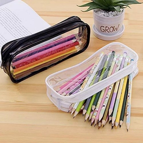 PVC Transparent Pencil Case Transparent Pencil Storage Bag Pen Bag ...