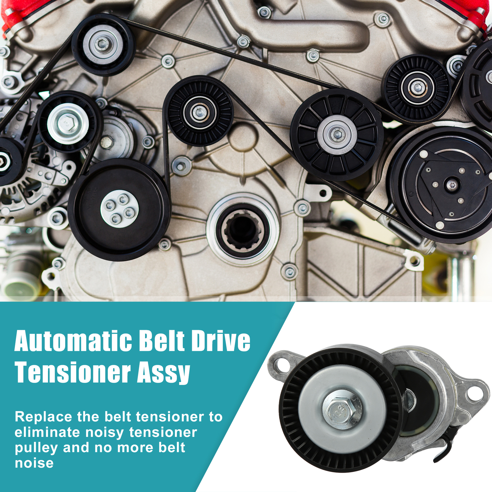 Automatic Belt Tensioner Pulley Assembly Pulley 1754054L00 Single for ...
