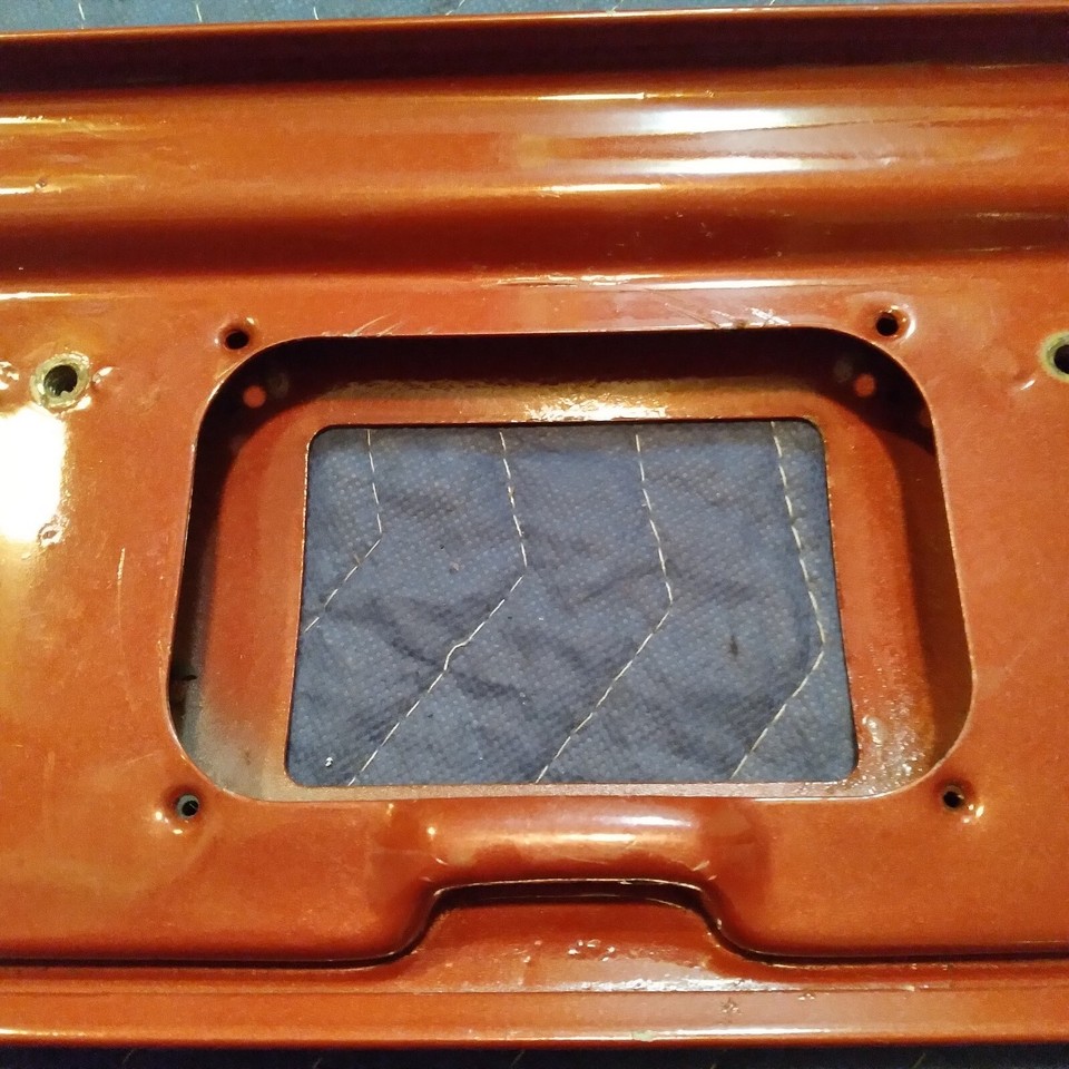 1940 Ford Glove Box Door Deluxe Dash Instrument Panel Clock Coupe Gauge ...