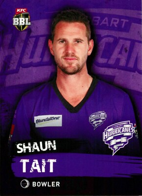 2015 2016 Hobart Hurricanes BBL Cricket Tap N Play Card - Shaun Tait ...