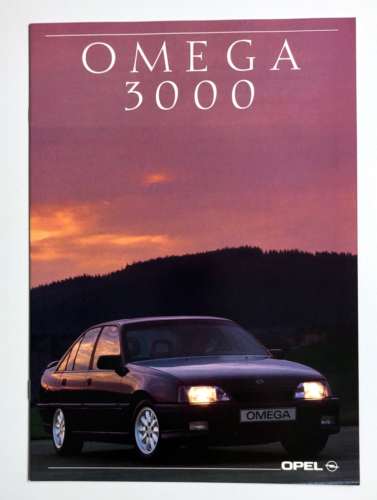 Opel Omega 3000 Prospekt (Stand: 08/1990),12 Seiten, Topzustand ...