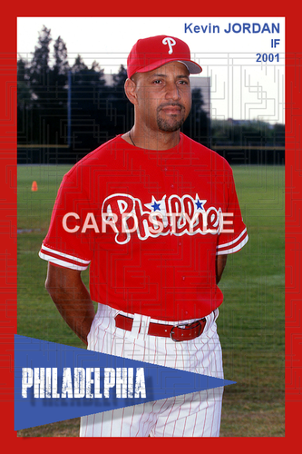 Kevin Jordan - 2001 Philadelphia Phillies - choose a size - full color ...