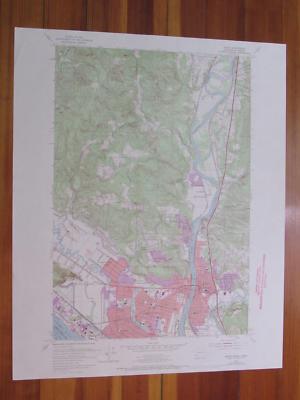 Kelso Washington 1971 Original Vintage USGS Topo Map | eBay