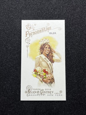 2014 Topps Allen and Ginter Mini A and G Back #254 Maria Gabriela Isler ...