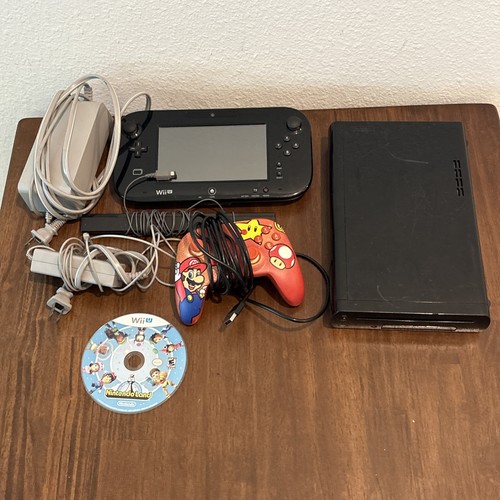 Wii U Console Bundle With Cords, Mario Controller And Game | eBay