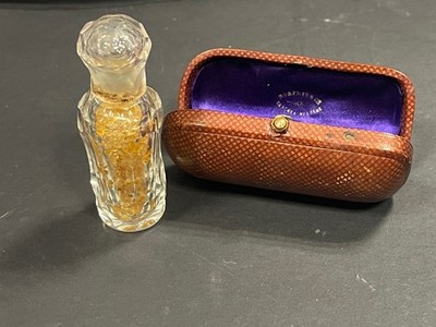 Crystal Salt Bottle 1850 19th Century Box Roberts & Company Place ...