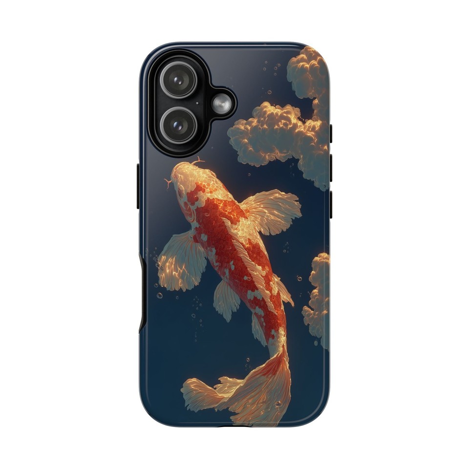 Gold Koi Fish Floating Sky | Phone Ink Case for iPhone/Galaxy/Pixel | eBay