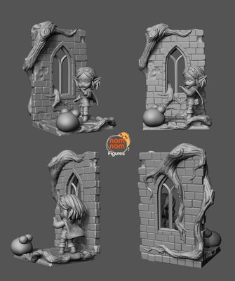 Chibi Zelda -FAN ART-3D Printed Resin Model Kit | eBay