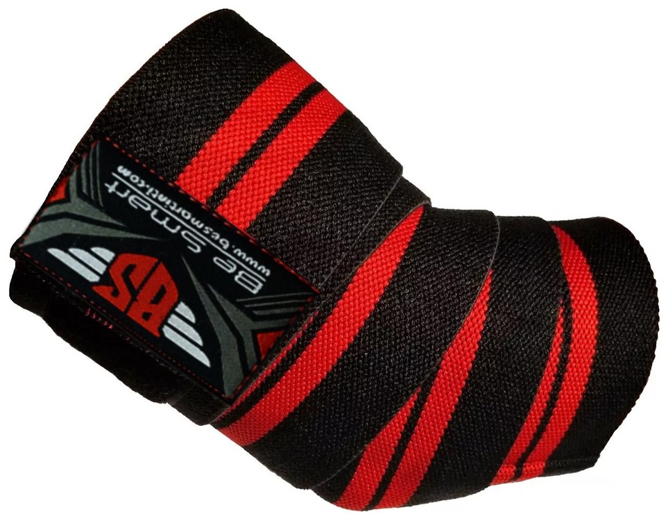 HEAVY DUTY ELBOW SLEEVES SUPPORT WRAPS STRAPS GYM POWER WEIGHT LIFTING ...
