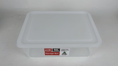 Rectangular Handy Storer 5L Clear Plastic Storage Container Lid | eBay
