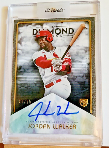 JORDAN WALKER 2023 Topps Diamond Icons RC Rookie On card Auto # 20/25 ...