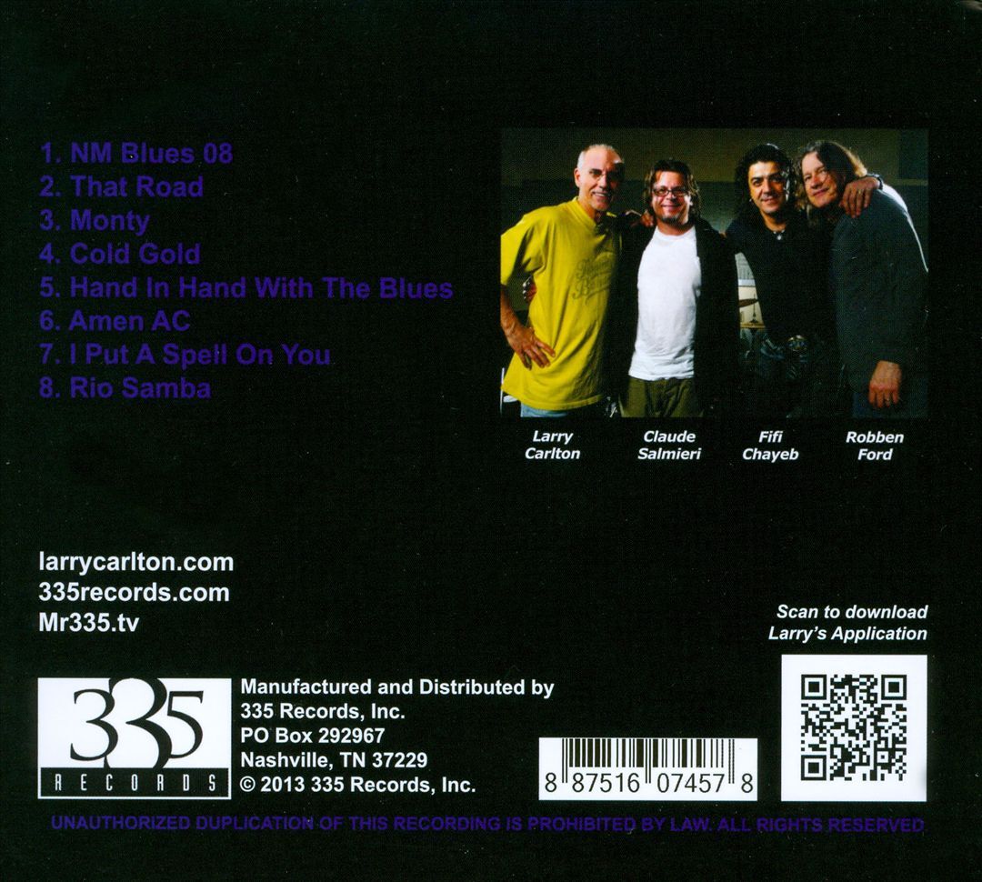 LARRY CARLTON/LARRY CARTON/ROBBEN FORD - UNPLUGGED [DIGIPAK] NEW CD ...