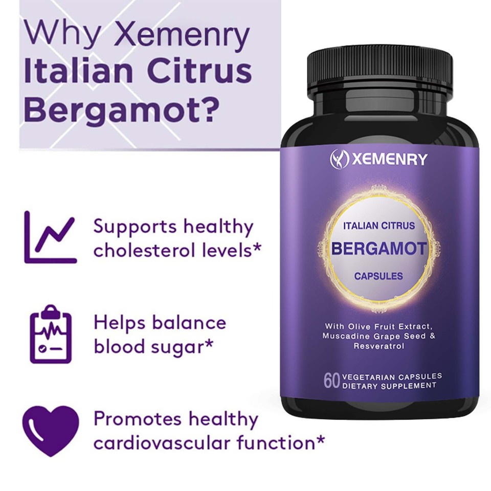Italian Citrus Bergamot - Heart, Cardiovascular Health, Cholesterol ...