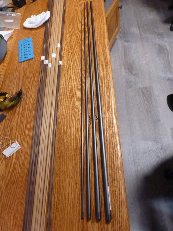 Classic Action IM6 Fly Rod Blank 7'6" 3wt 4-piece Dark Slate Gray, Rod ...