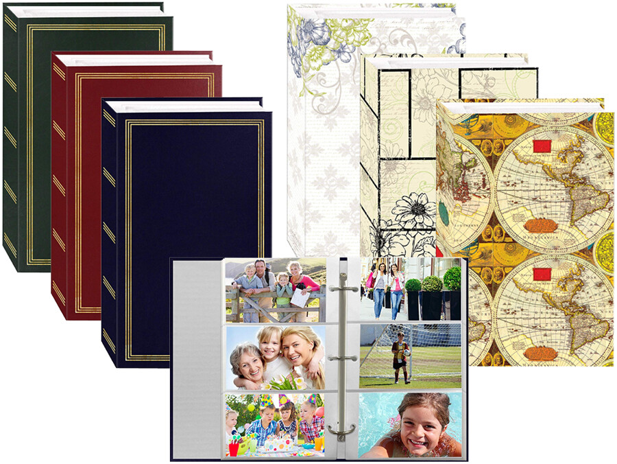 Pioneer STC-504 3-Ring 4x6 Photo Album Burgundy (Same Shipping Any Qty ...