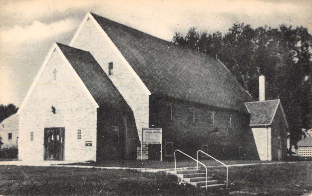 Goldfield Iowa Park Church Of Christ Street View Antique Postcard ...