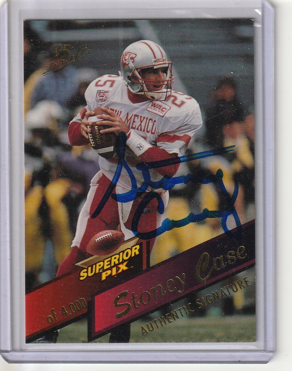 stoney case 1995 superior pix rookie auto w/out number /4000 | eBay