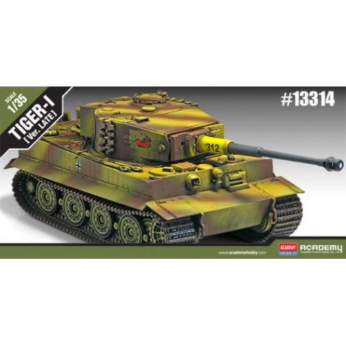 Academy 1/35 Tiger-1 "Late Version" Plastic Model Kit [13314] | eBay