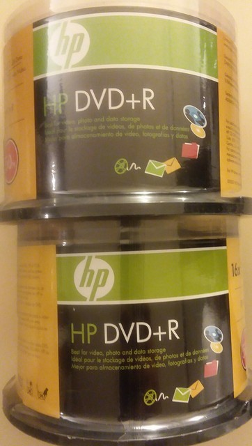 2x LOT- HP DVD+R 16X Blank DVDR Discs 4.7GB 50-Pack Orange Disc SEALED ...