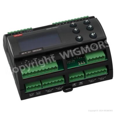Pack controller Danfoss AK-PC 551 230V LCD 2SSR RS485 S 080G0281 | eBay
