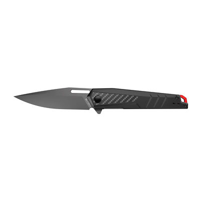 Real Avid RAV-5 Folding Knife 3.4" Plain Blade Steel w/ Aluminum Handle ...