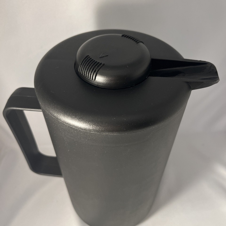 Bodum Black Bistro Thermo Carafe Double Wall Jug 1.2 Liter Hot & Cold ...