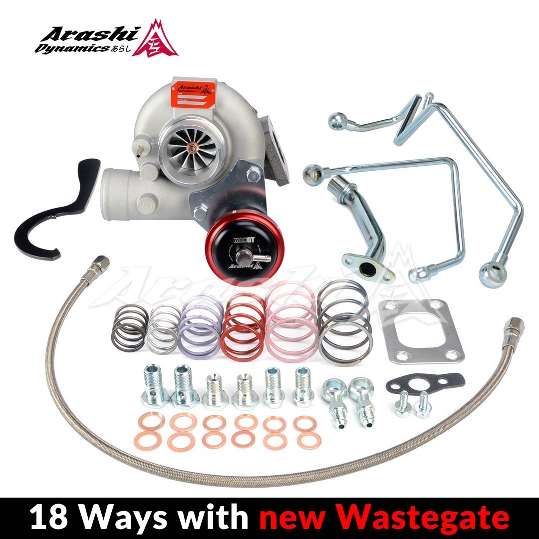 Arashi GTX Billet Turbo TD04HL 19T SAAB 9000 AERO B234R T25 Flange w/ 9 ...