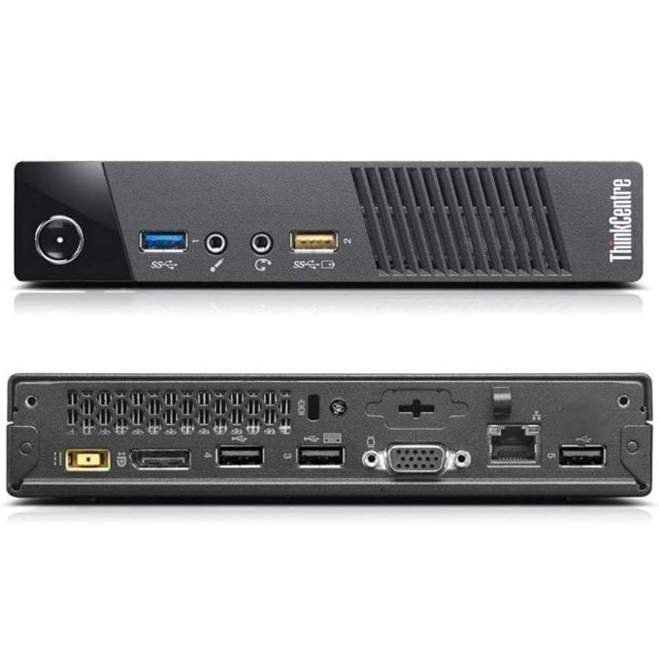 Lenovo ThinkCentre M73 Mini Desktop Core i5 4GB RAM 120GB SSD DVD ...