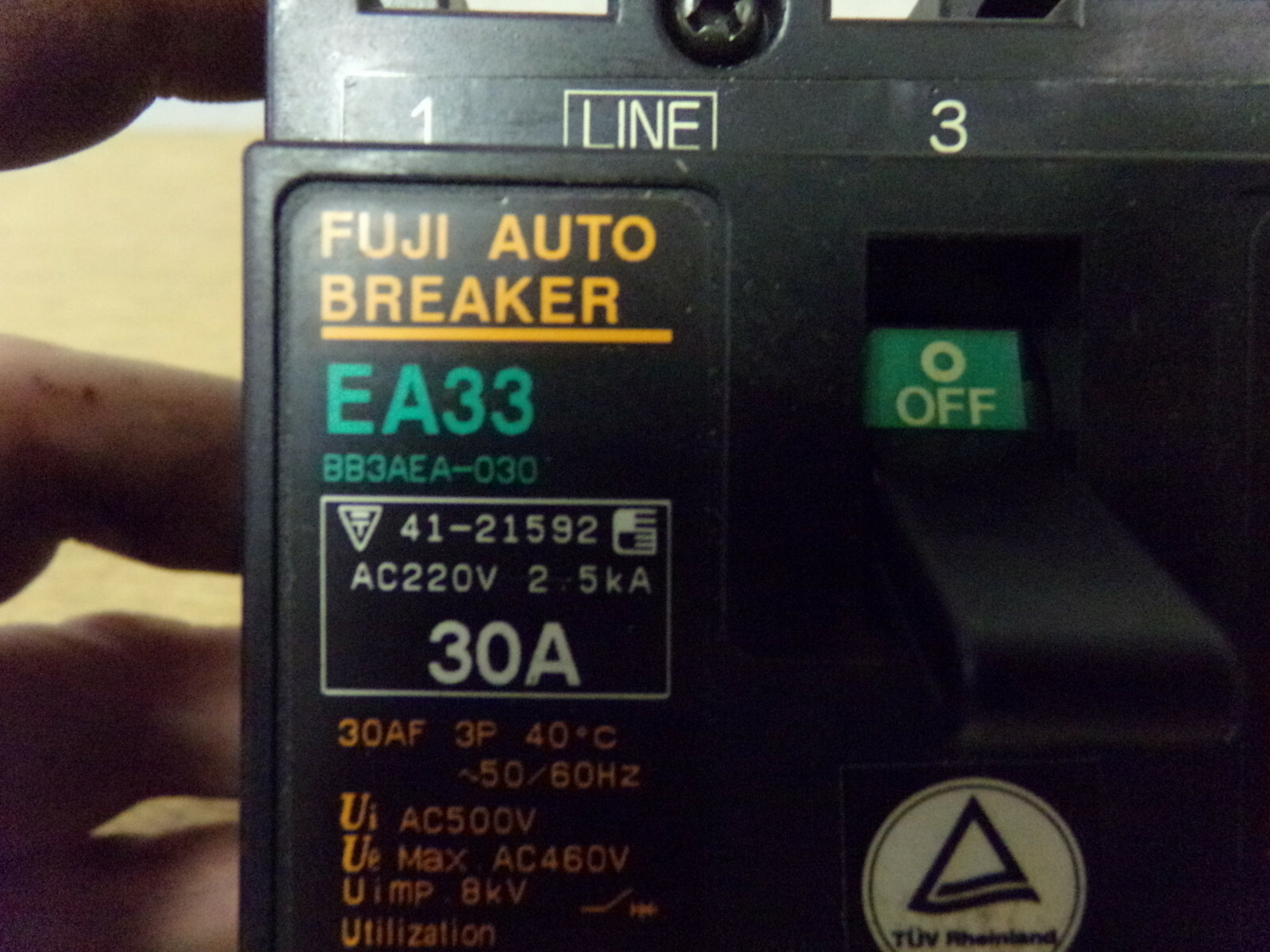 Fuji EA33 30A Auto Circuit Breaker *FREE SHIPPING* | eBay