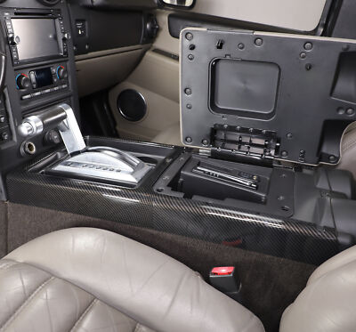 Fits Hummer H2 2003-2007 Console Bezel Frame Carbon Pattern Interior ...